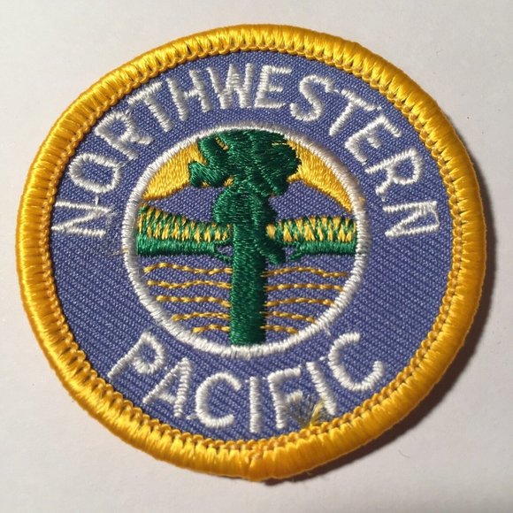 Accents | Northwestern Pacific Railroad Embroidered Patch Emblem Train ...